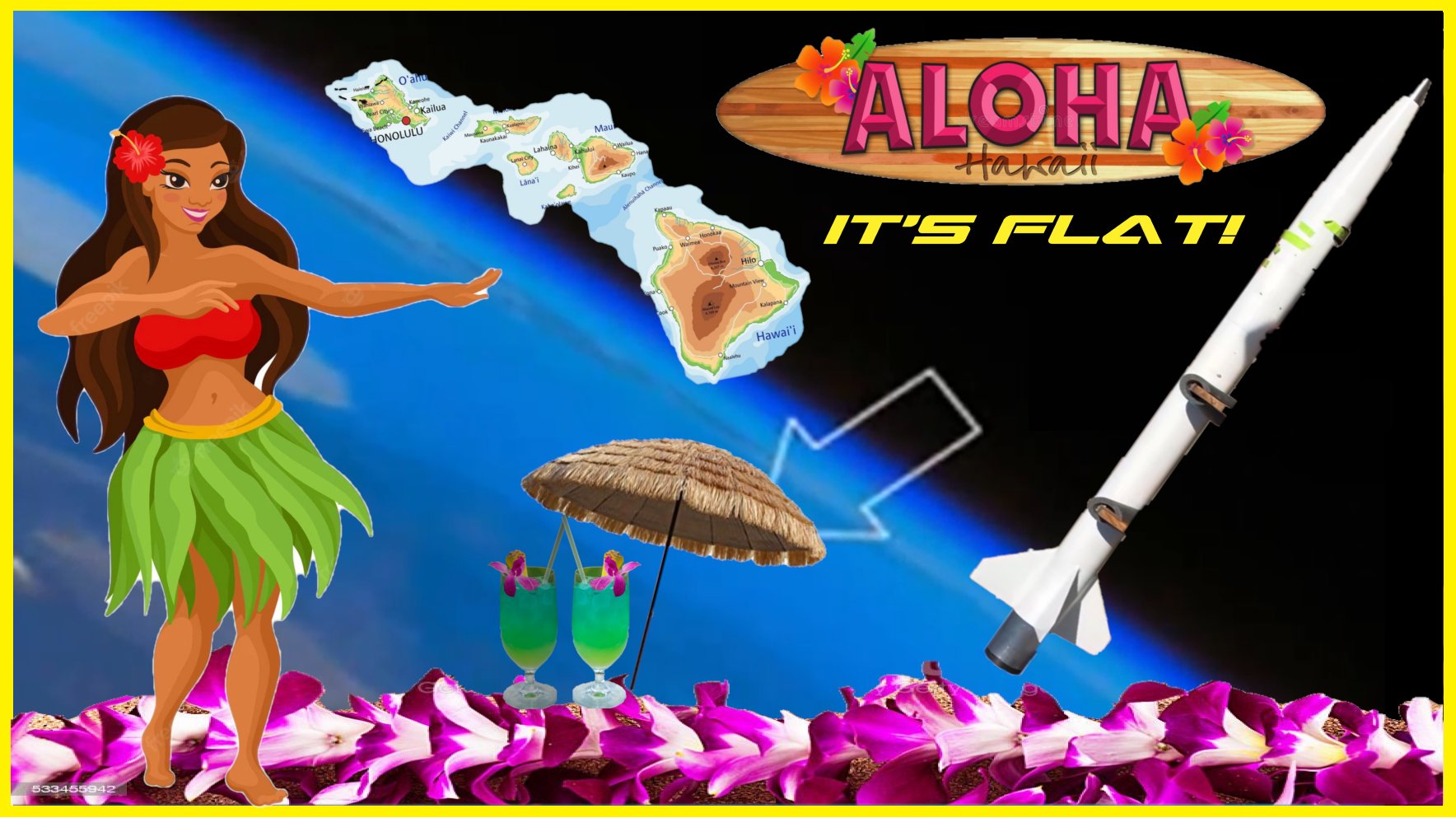ALOHA ! THE EARTH IS FLAT. – Hermanos Barea TV